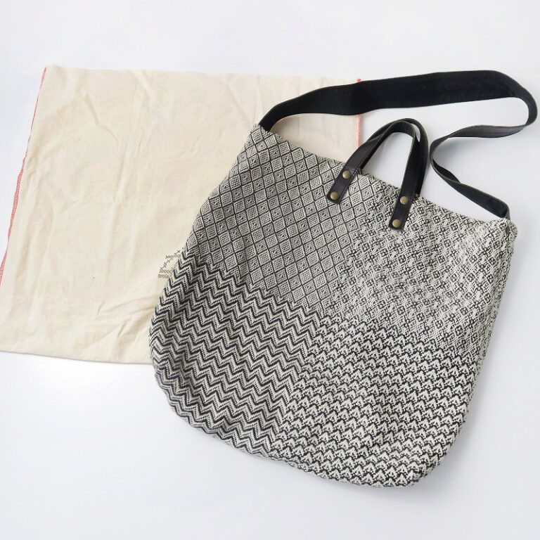 トロワトン trois temps 手織り 2WAYバッグ « ブランド衣類 宅配買取専門店 TRESOR