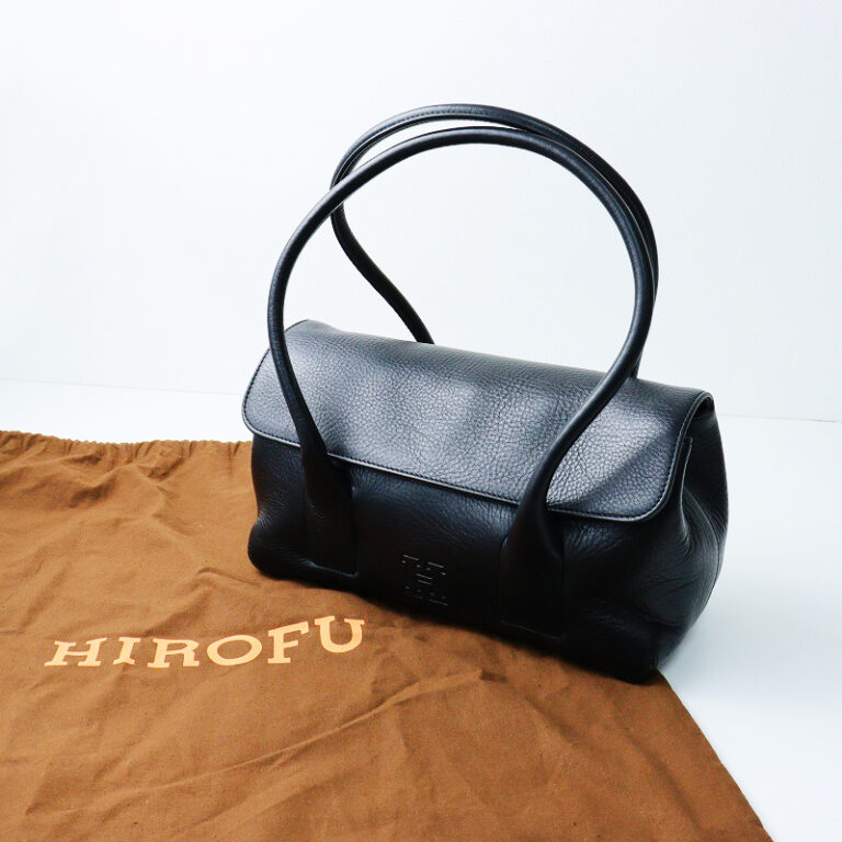 イタリア製 ヒロフHIROFU ペルーシェ レザーハンドバッグ « ブランド衣類 宅配買取専門店 TRESOR